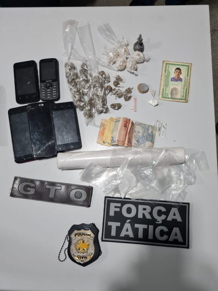 Polícias Civil E Militar Prendem Três Suspeitos Por Tráfico De Drogas